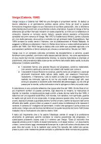 Riassunti autori quinta superiore | Schemi e mappe concettuali di Italiano | Docsity