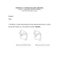 Ejercicios de clase de fónetica y ejercicios de exámenes - Docsity