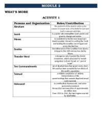 World Religion Answer Key - Docsity