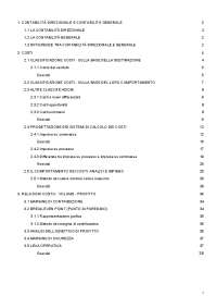 PROGRAMMAZIONE E CONTROLLO - Docsity