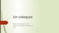 Que es y lo que necesitas saber de un coloquio - Docsity