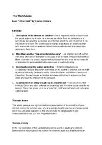 The Workhouses by Charles Dickens - Docsity