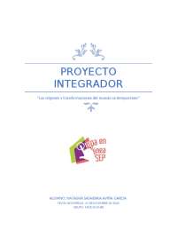Proyecto integrador modulo 10 | Ejercicios de Historia | Docsity