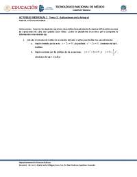 Ejercicios de calculo integral - Docsity