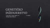 Genetičko inženjerstvo - biologija (GMO) | Slajdovi' predlog Biologija ...