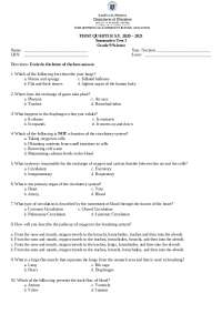 Summative Test Science 9 - Docsity