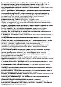 Paniere Diritto Processuale Penale - Docsity
