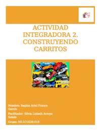 Modulo 11 Actividad Integradora 2 | Ejercicios de Matemáticas - Docsity