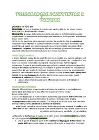 Appunti Museologia Scientifica e Tecnica - Docsity