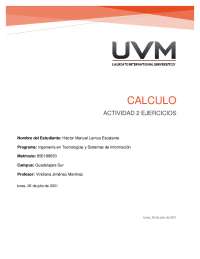 Actividad 2 Ejercicios - Docsity