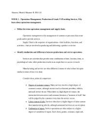 Management operation lecture notes - Docsity