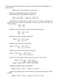 Reacciones de óxido - Reducción (REDOX) - Docsity