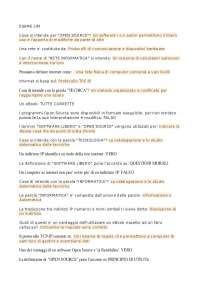 ESAME LIM UNISCENTIA EIRSAF 2021 | Panieri di Elementi di Informatica | Docsity