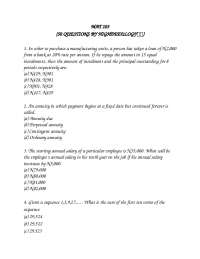 Business Maths Question - Docsity
