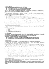 Contratto, diritto privato - Docsity