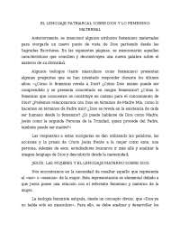 EL LENGUAJE PATRIARCAL SOBRE DIOS Y LO FEMENINO - Docsity