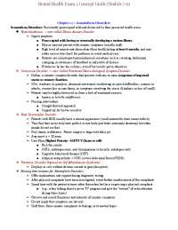 Mental Health Nursing Interpersonal Process Recording (IPR) - Docsity