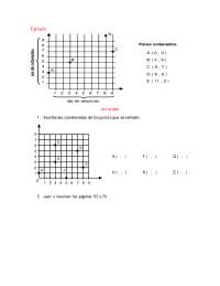 Plano Cartesiano Grado Quinto - Docsity