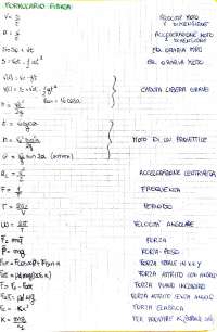 Formulario di fisica - Docsity