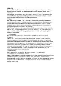 I milesi, i pluralisti, la sofistica. - Docsity