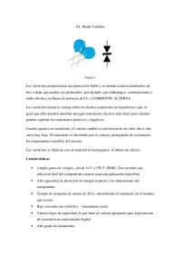 Tipo de Diodos : Diodo Varistor y Schottky - Docsity