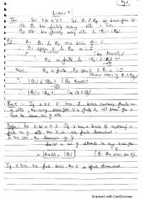 Linear algebra tricks - Docsity