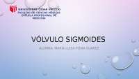 Volvulo sigmoides - clinica, diagnostico y tratamiento - Docsity