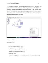 EJERCICIOS DE PROGRAMACION - Docsity