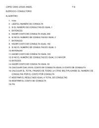 EJERCICIOS DE PROGRAMACION | Ejercicios de Programación Java | Docsity