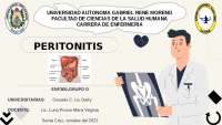 PERITONITIS AGUDA, PARA APOYO DE EXPOSICION EN AULA - Docsity