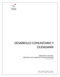 Diagnostico comunitario - Docsity