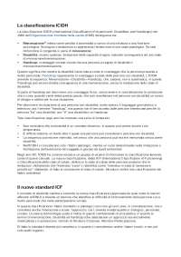 Le classificazioni OMS: ICIDH. ICIDH-2, ICF - Docsity