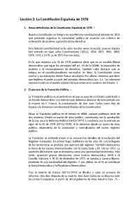 Lección - Derecho constitucional - Docsity