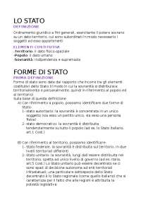 Lo stato- diritto pubblico - Docsity