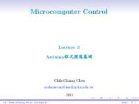 ARDUINO BREIF INTRODUCTION - Docsity