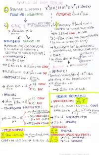 Studio di una serie + serie notevoli - Docsity