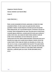 Caso práctico 1 derecho romano - Docsity