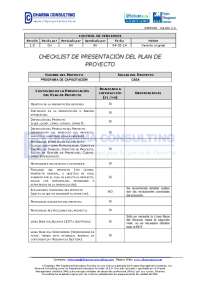 Checklist de lo que debe llevar un proyecto | Apuntes de Gestión de ...