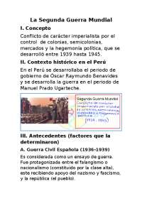 Segunda Guerra Mundial | Apuntes de Historia | Docsity