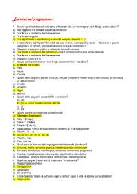 Esercitazioni sull'intero programma e simulazione prova d'esame | Prove d'esame di Linguistica ...