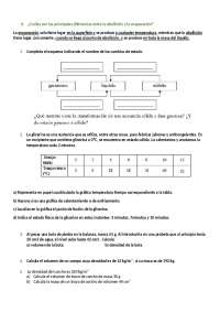 Ejercicios de Física y Química para 2º ESO - Docsity