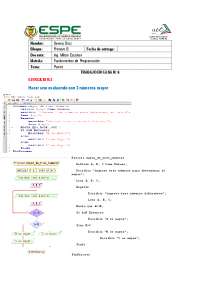 EJERCICIOS DE PROGRAMACION PSEINT - Docsity