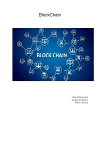 Características de Blockchain - Docsity