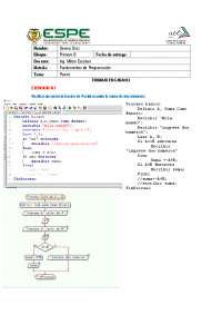 EJERCICIOS DE PROGRAMACION PSEINT | Ejercicios de Programación C | Docsity