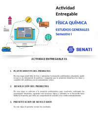 ENTREGABLES DE FÍSICA Y QUÍMICA DE SENATI - Docsity