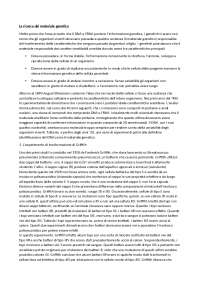 La ricerca del materiale genetico. - Docsity