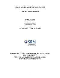 Software engineering - Docsity