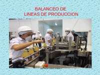 Balanceo de líneas de producción - Docsity
