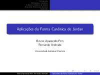 Aplicacoes forma canonica de Jordan - Docsity