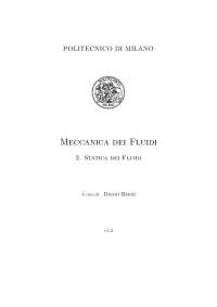 Statica dei fluidi - Docsity